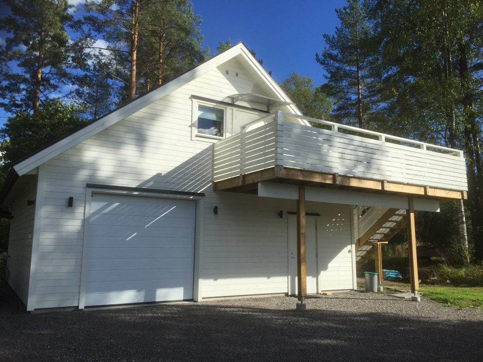 Dubbelgarage med loft — Mellby Garage