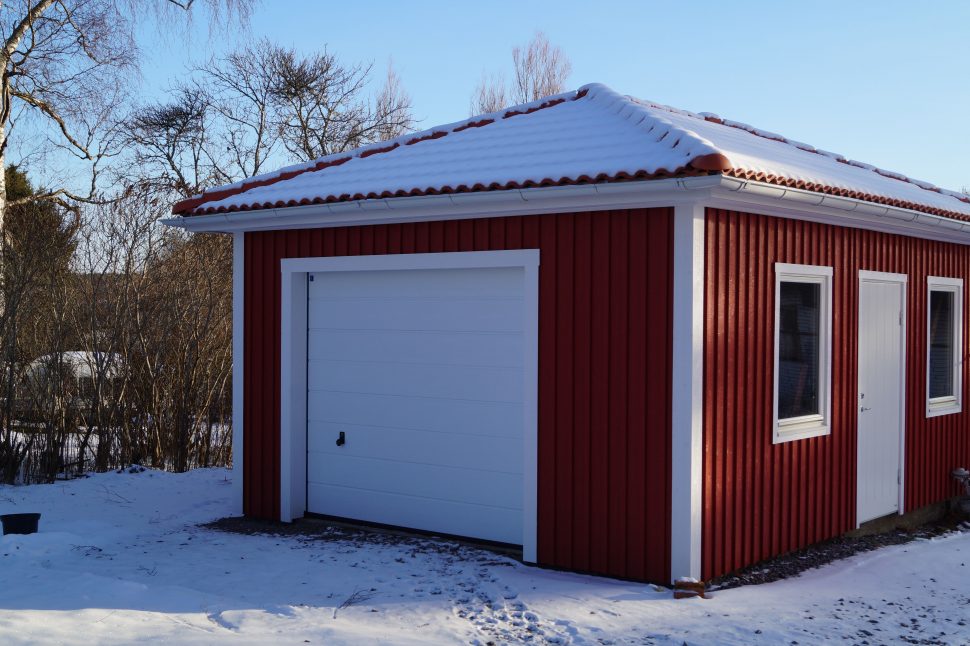 Valmat tak — Mellby Garage