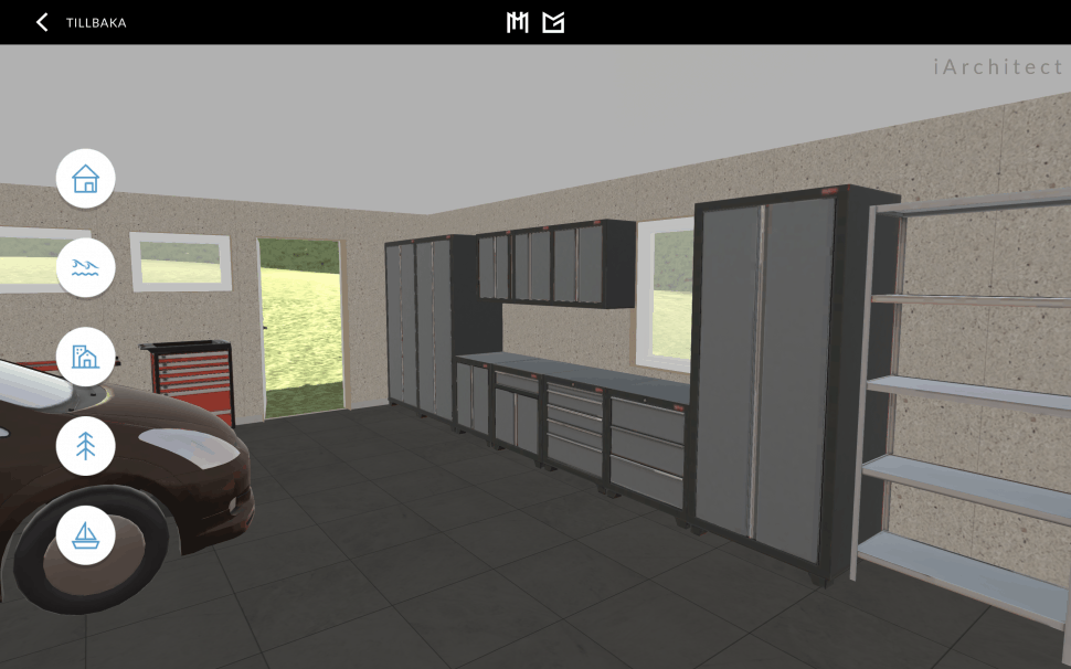 Garageinredning – Garageskåp för förvaring – Mellby Home